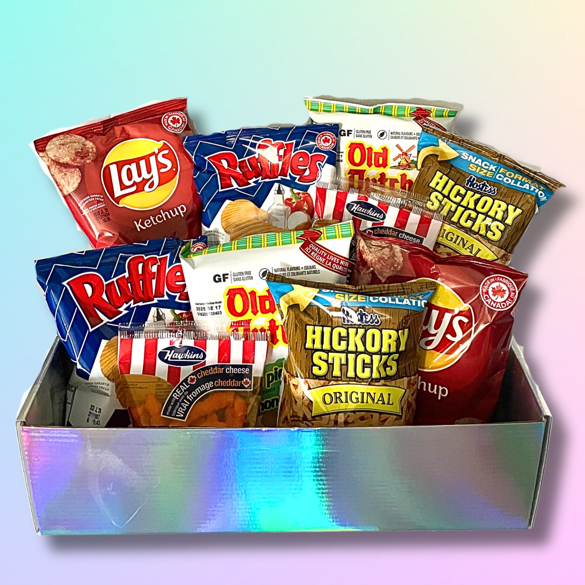 Ultimate All Canadian Chips Snack Gift Box – Oh Canada Candy