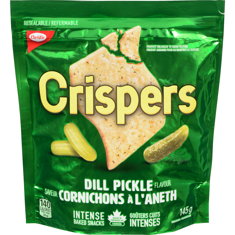 Crispers Dill Pickle Crackers – Oh Canada Candy